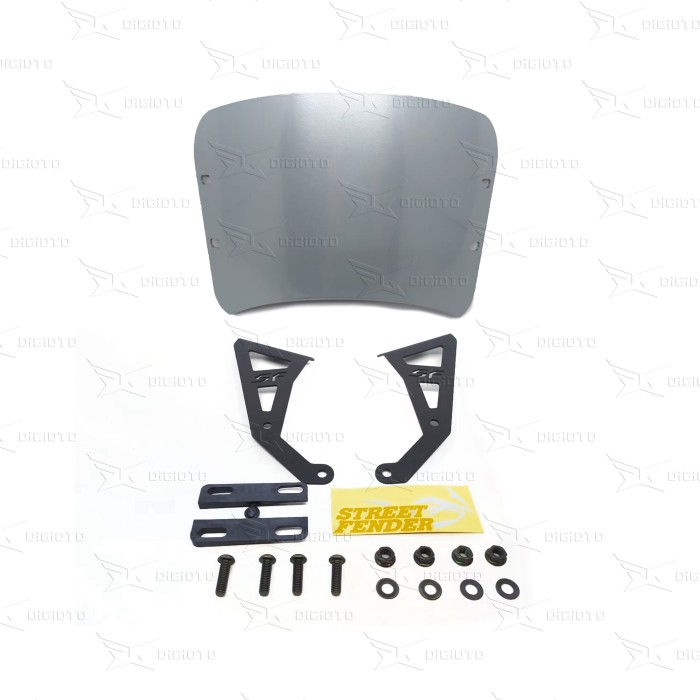 Street Fender Visor / Windshield Yamaha XSR 155 - Silver